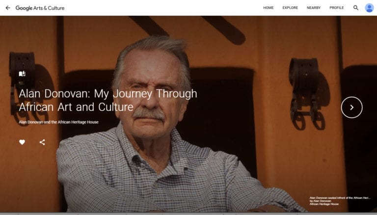 African Heritage House – By Alan Donovan, co-founder of African Heritage